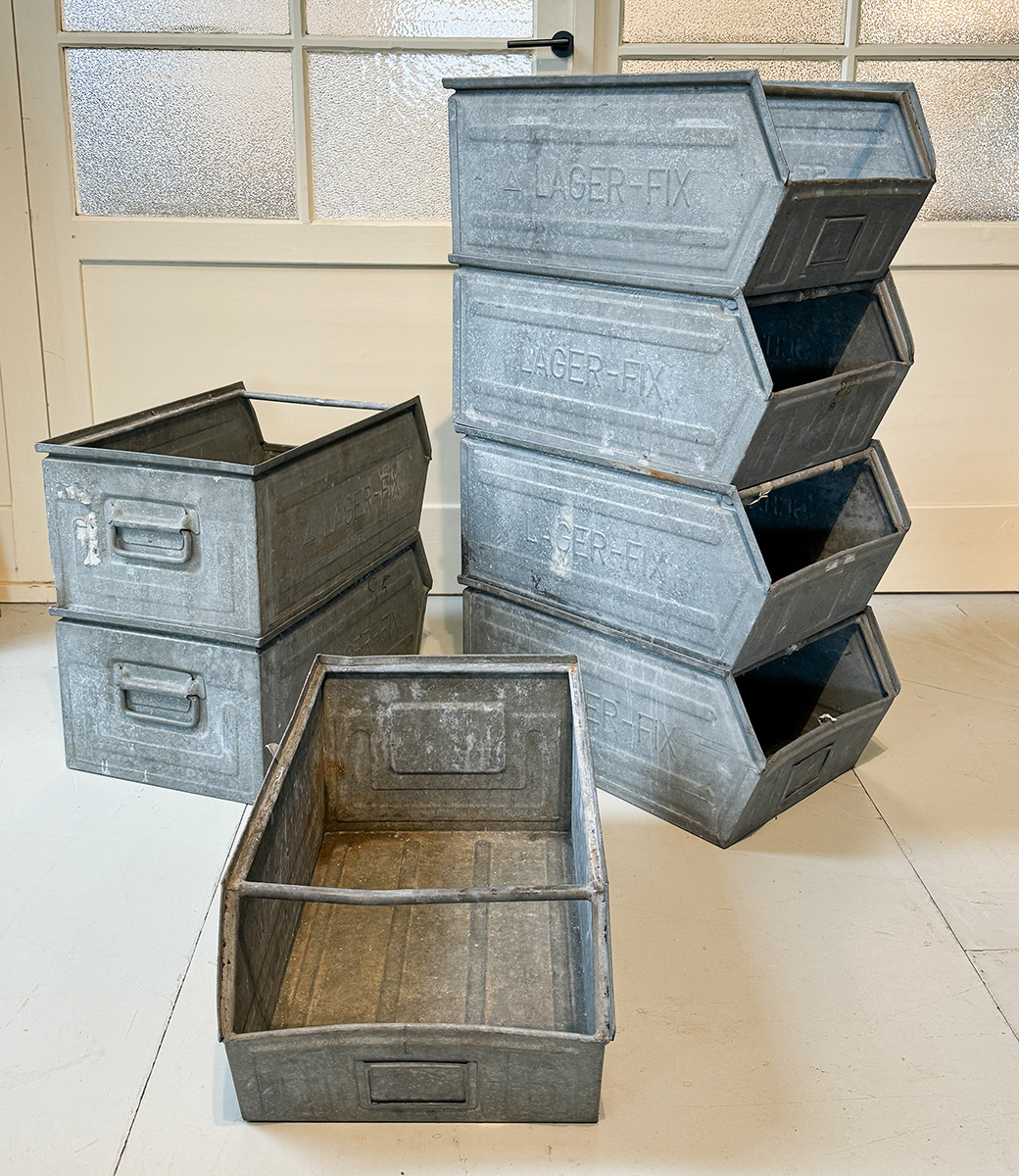 Industrial stacking box - Oldwood - The home furnishings store ...