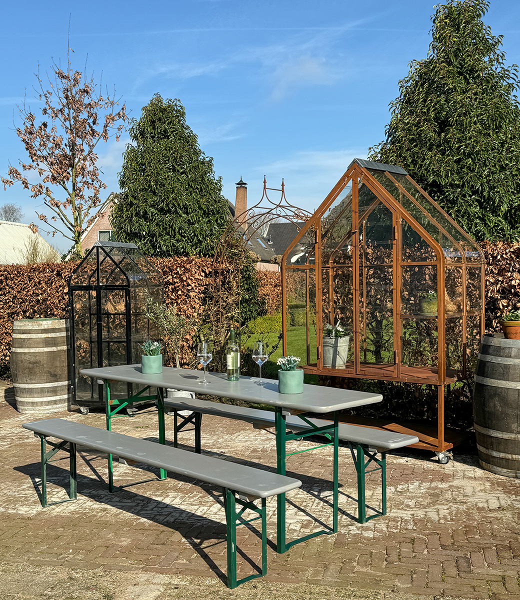 Beer table set - beer table - beer benches - brewery quality - Oldwood ...
