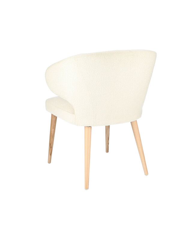 Dining room chair Bob Alpine fabric with armrest - Fast delivery ...