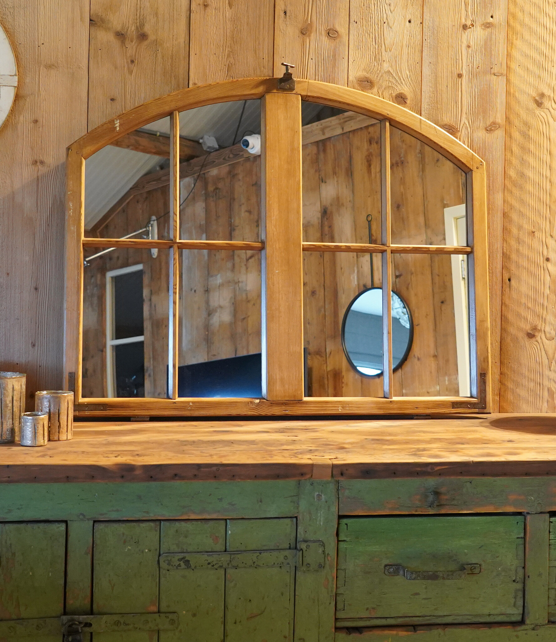 stable window mirror - Oldwood - the furniture store