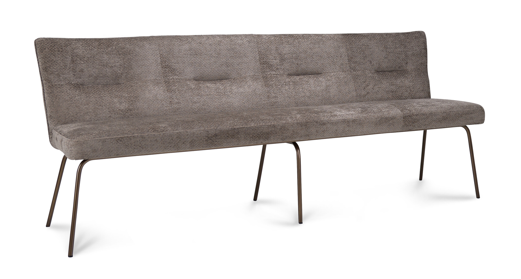 Upholstered dining room bench Lisa - 220 cm wide - Oldwood - the ...