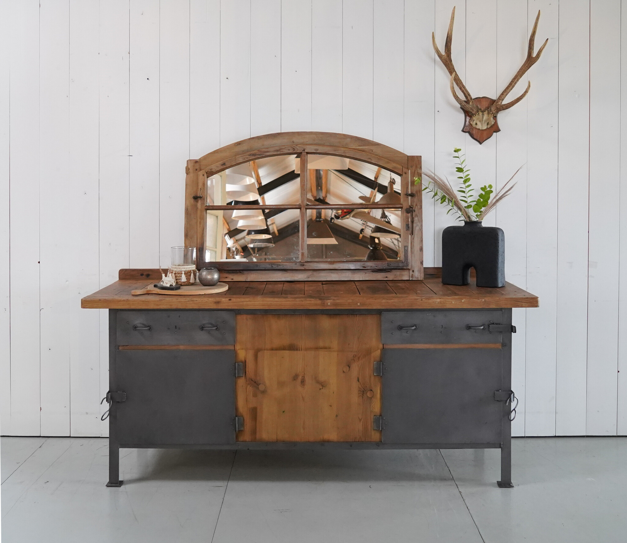 Buy an industrial sideboard? Rugged metal and wood | Available ...