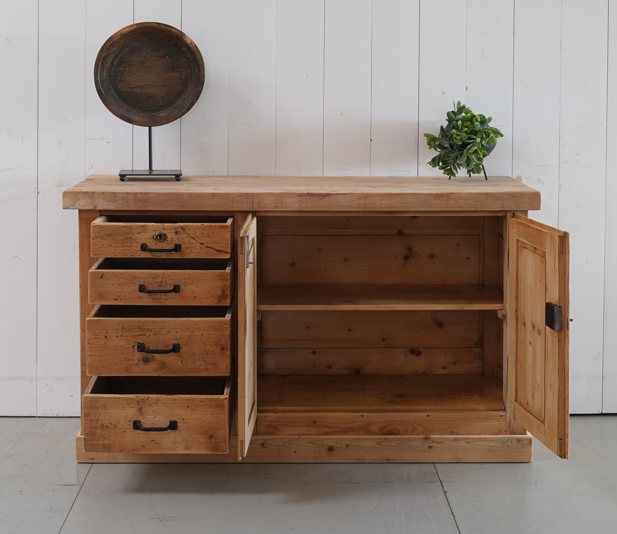 Vintage Wooden Cabinet – Authentic Solid Wood | Oldwood - Oldwood - the ...