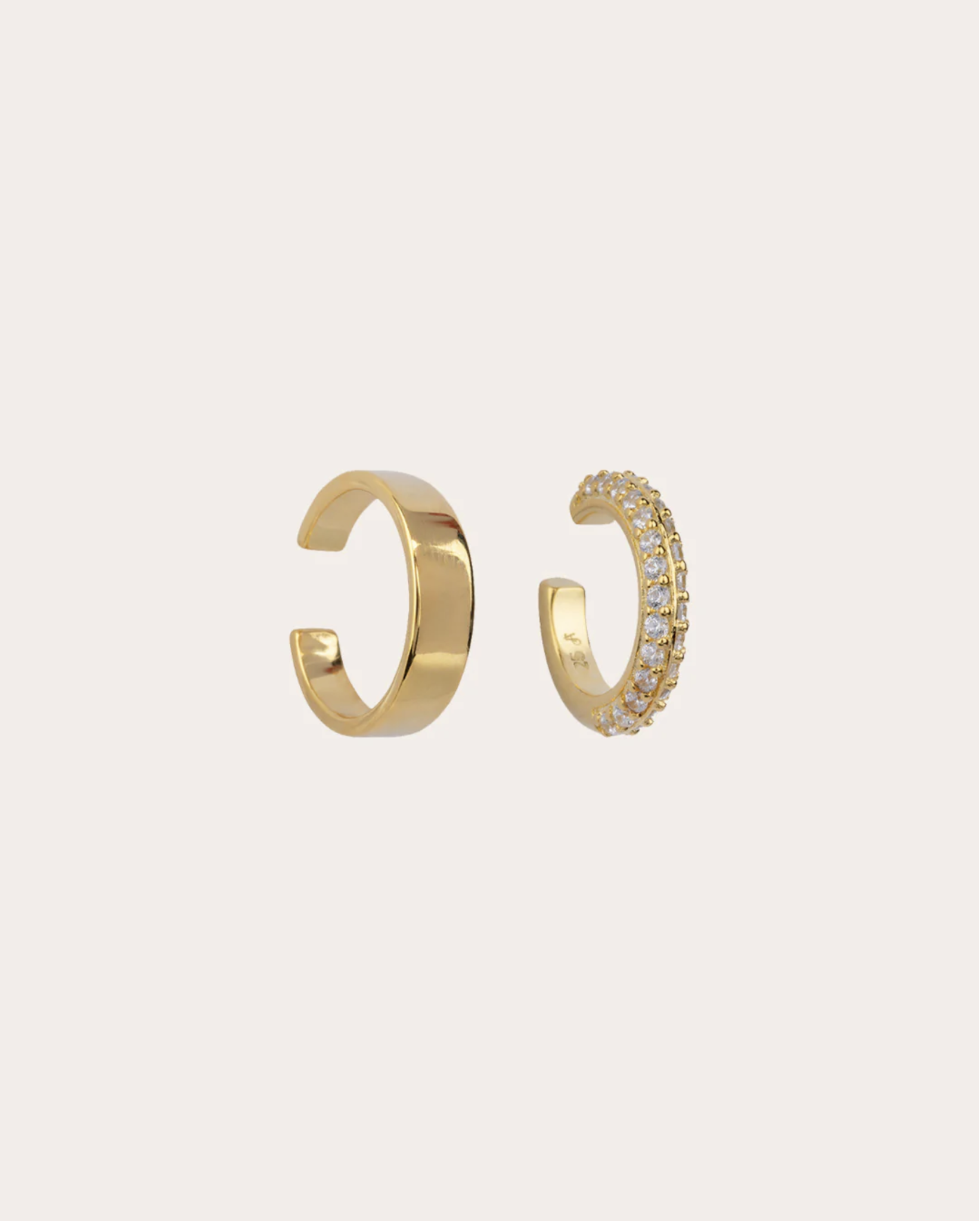 Go To Mixed Ear Cuff Set Goud - Franky Amsterdam - The Golden Store