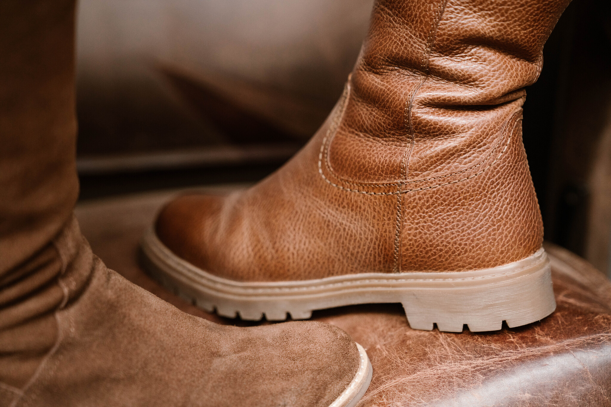 Finding the Perfect Leather Wide Calf Boots for Every Woman - JJ ...