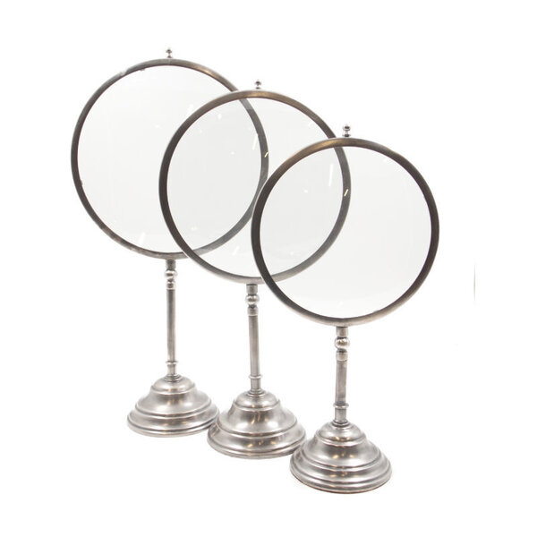 Round metal frame on foot - DeMuseumwinkel.com