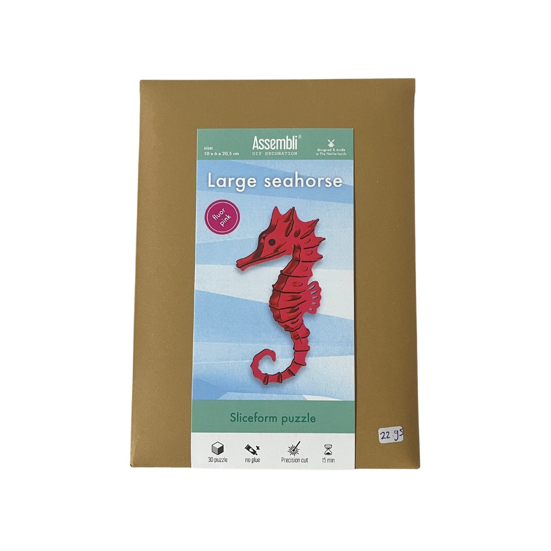DIY kit - Seahorse Red - DeMuseumwinkel.com