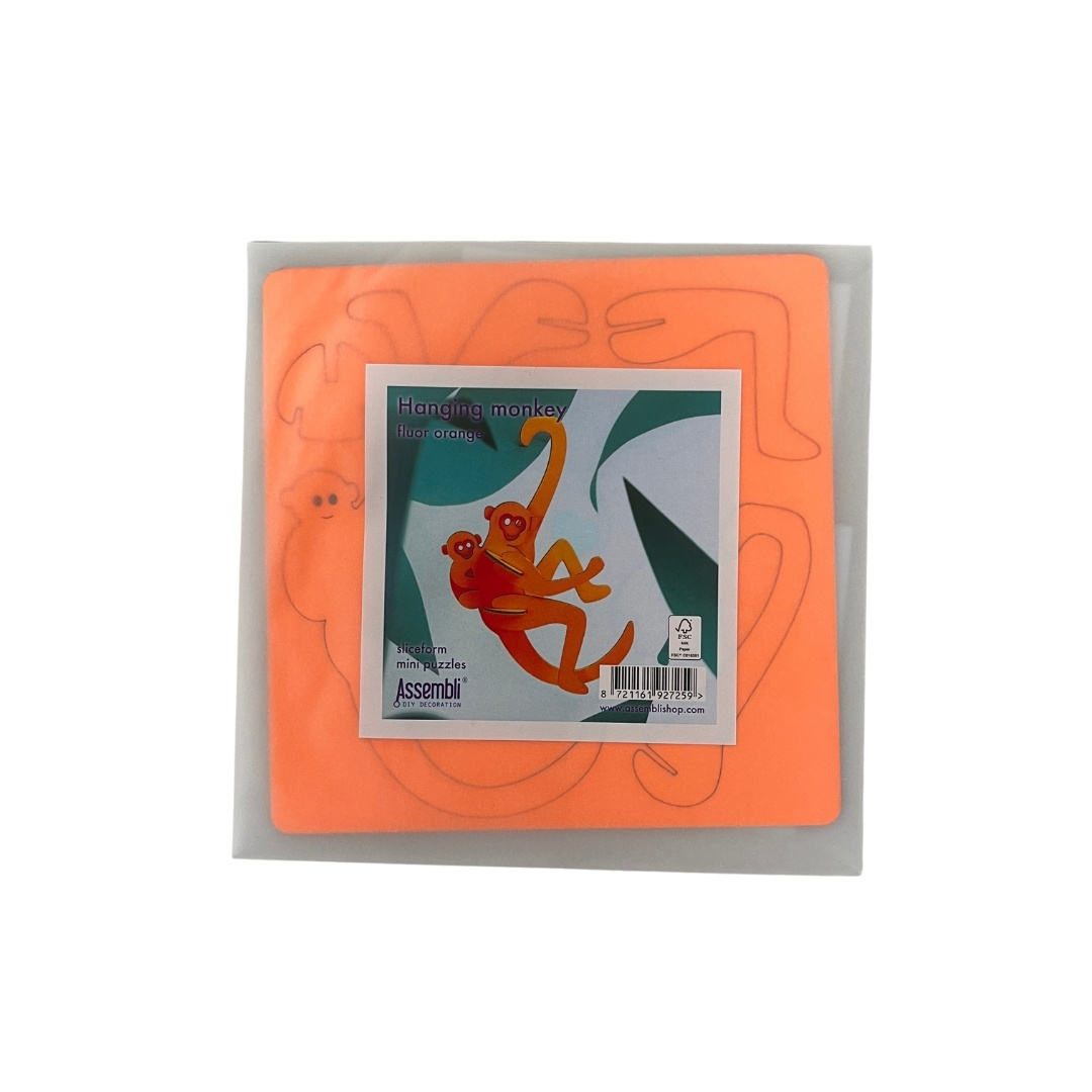 DIY kit - Monkeys Orange - DeMuseumwinkel.com