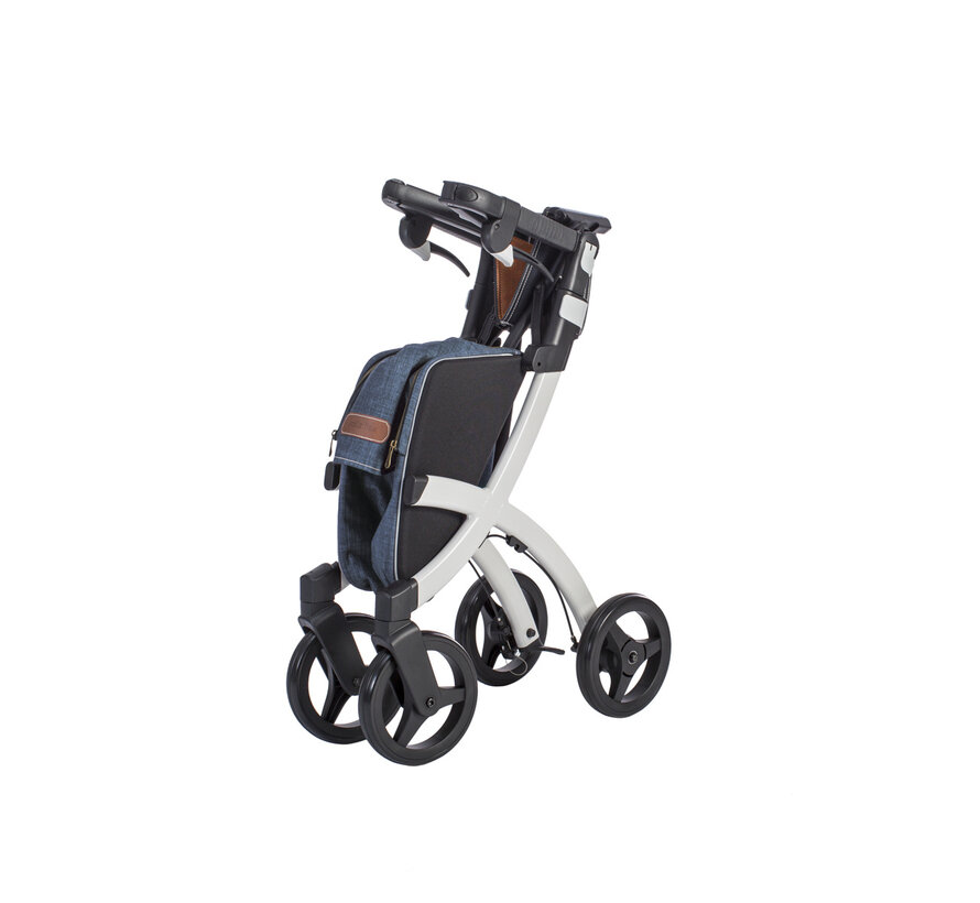 Rollz Flex Pebble White Rollator - Motion Mobility