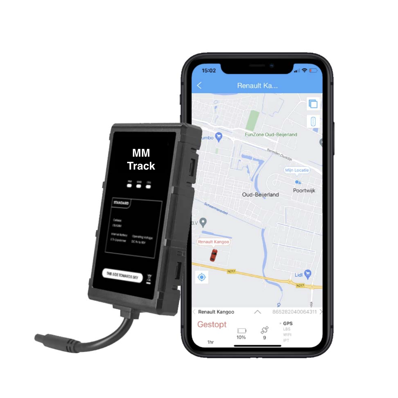 GPS Tracker voor Scootmobielen - Geen abonnement nodig - Motion Mobility