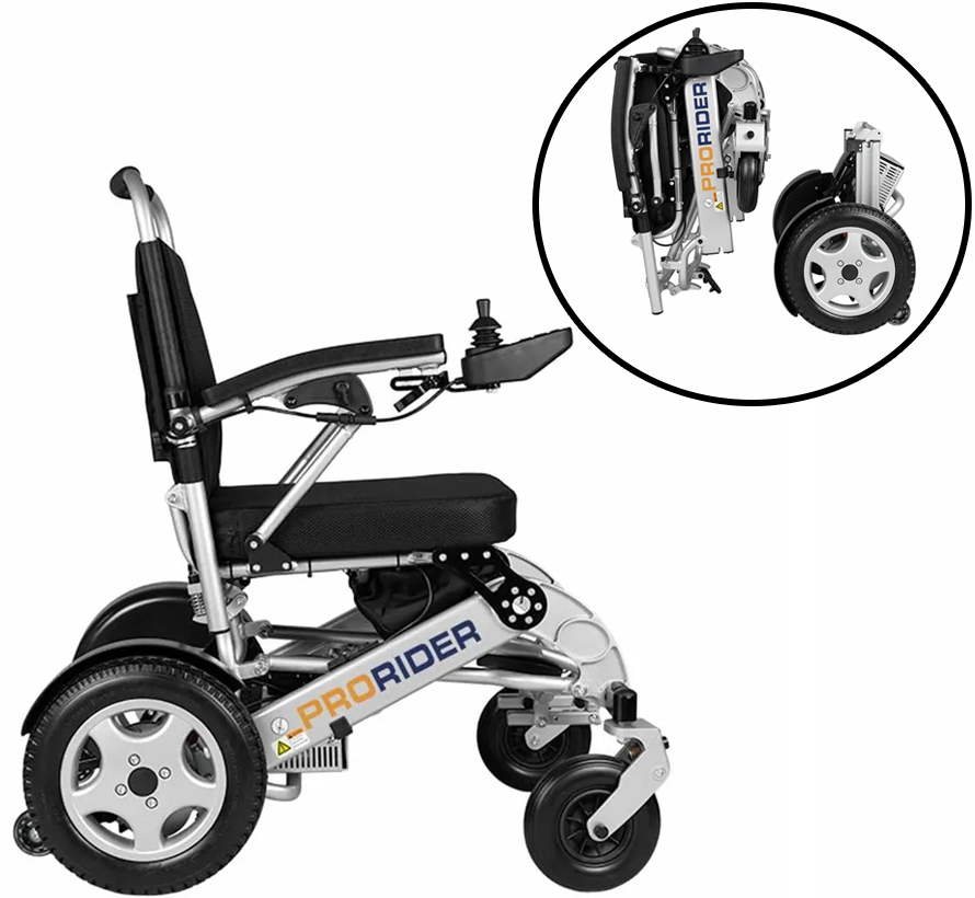 e-Ability ProRider SF Elektrische opvouwbare rolstoel - Split frame ...