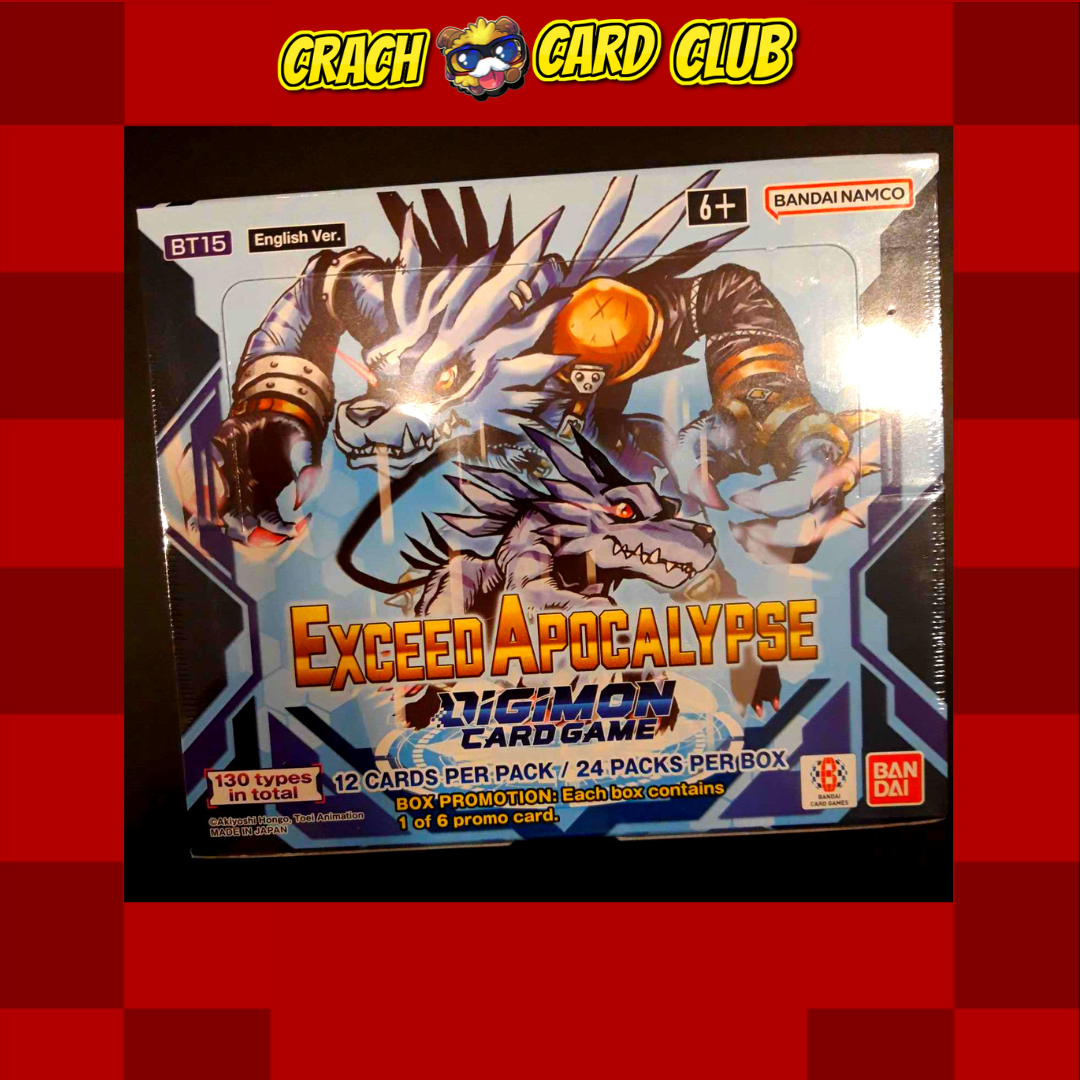 DIGIMON CG Digimon Card Game - Exceed Apocalypse Booster Display BT15 ...