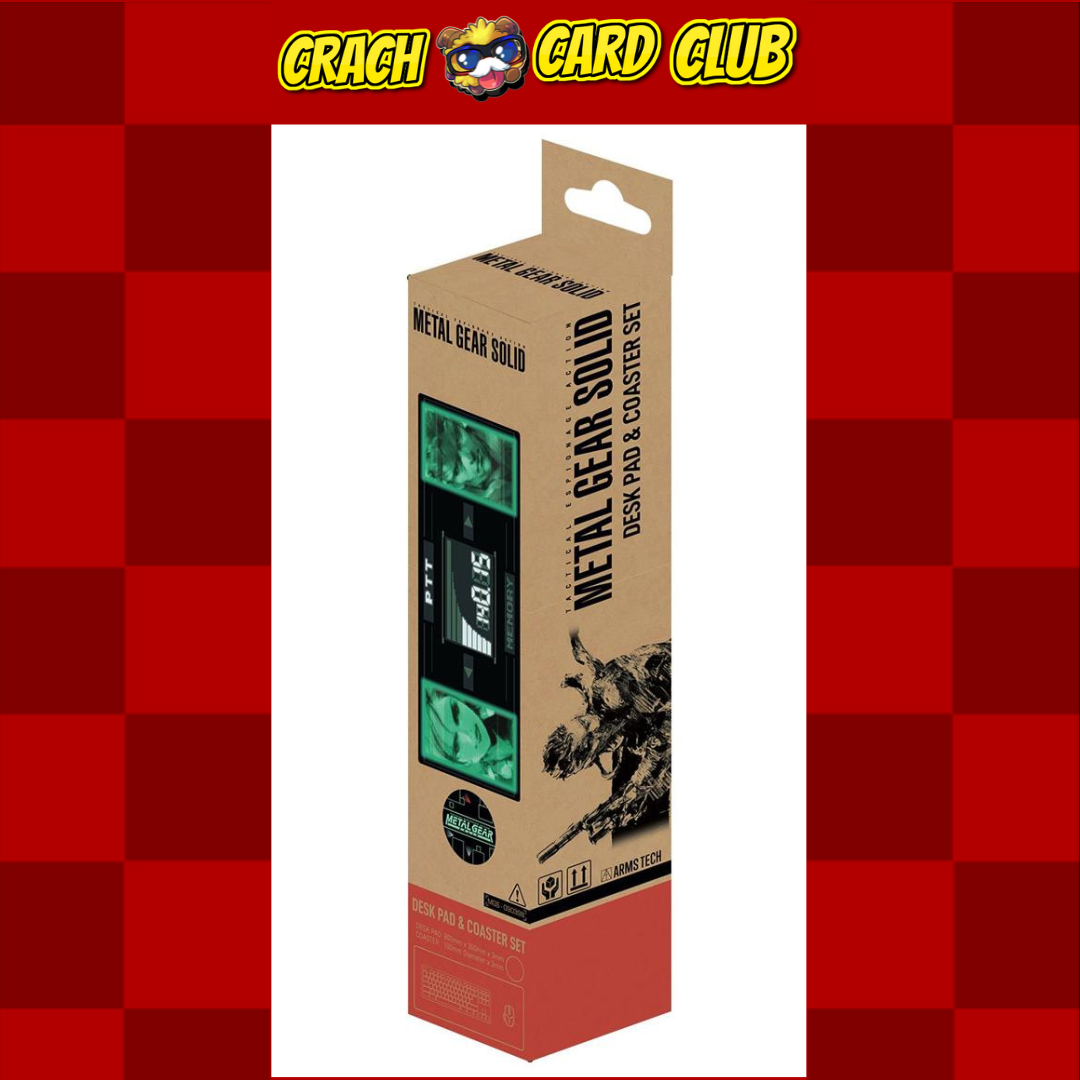 metal gear solid Metal Gear Solid Limited Edition Desk Pad & Coaster ...