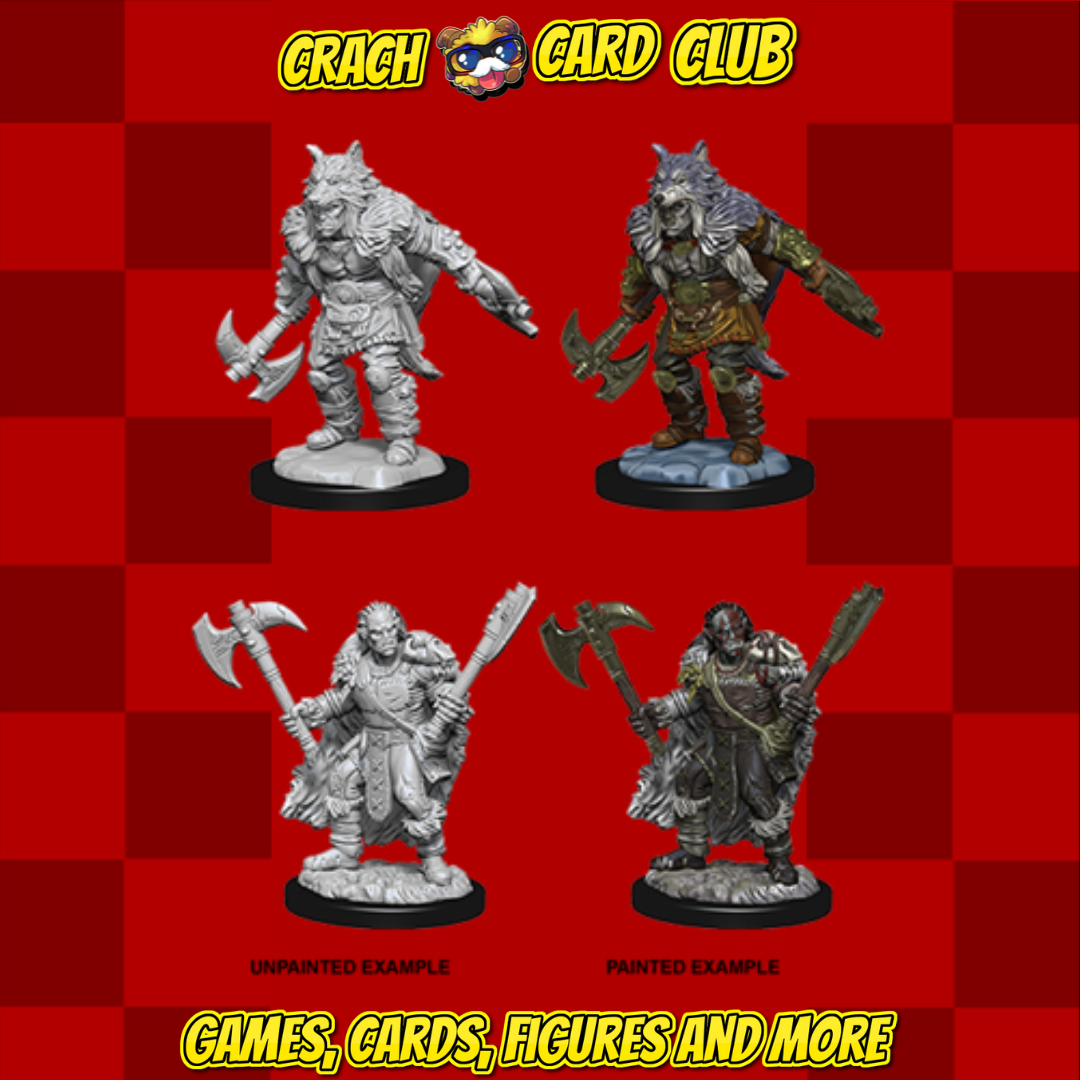 DnD D&D Nolzur's Marvelous Miniatures - Male Half-Orc Barbarian - Crach ...