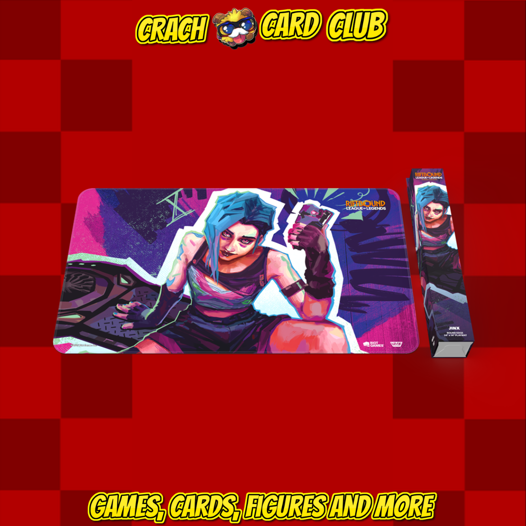 RIFTBOUND ( LOL ) CG Riftbound: League of Legends TCG - Origins Jinx Playmat - Crach Card Club