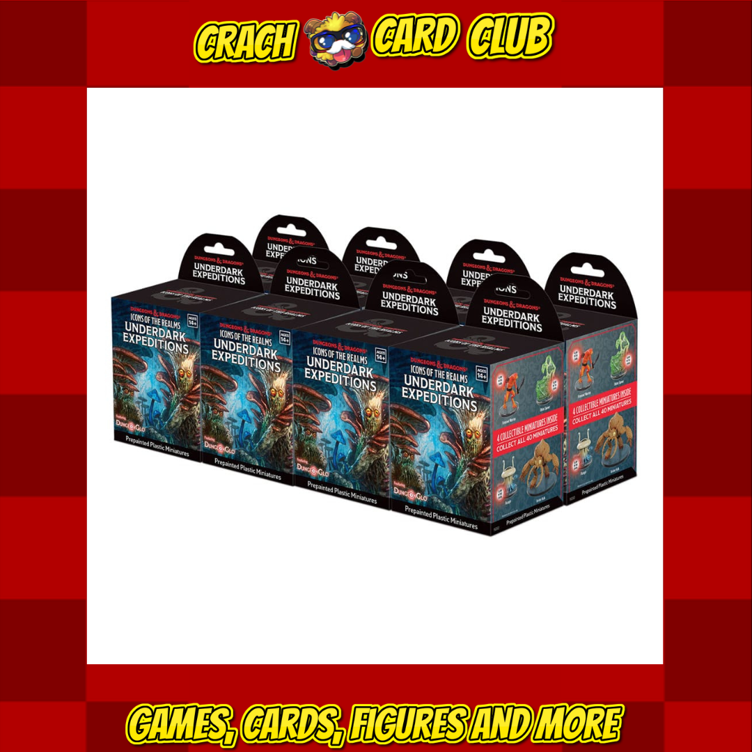 DnD D&D Icons of the Realms: Underdark Expeditions Booster Brick ...