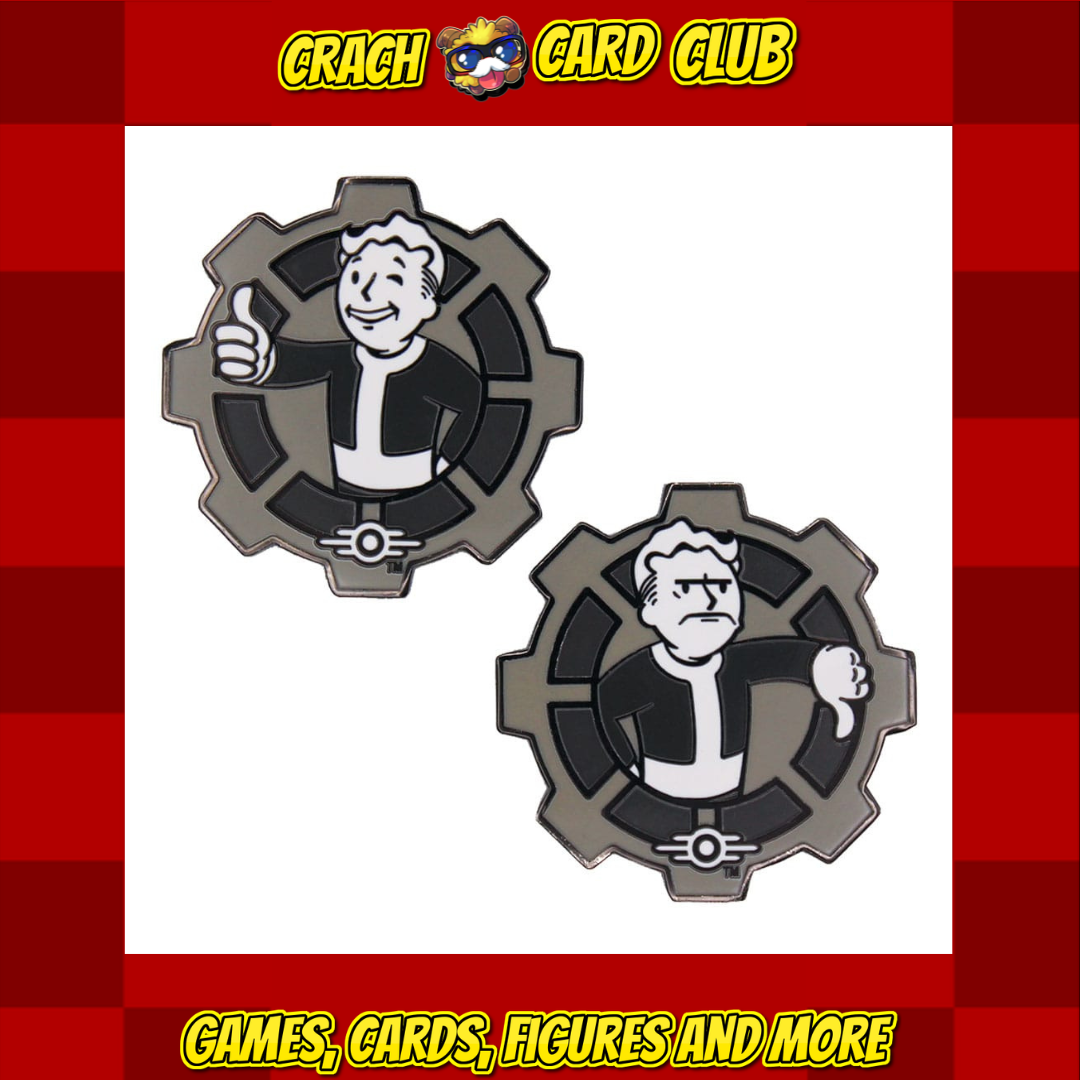 fallout Fallout Collectable Coin Decision Black & White Limited Edition ...