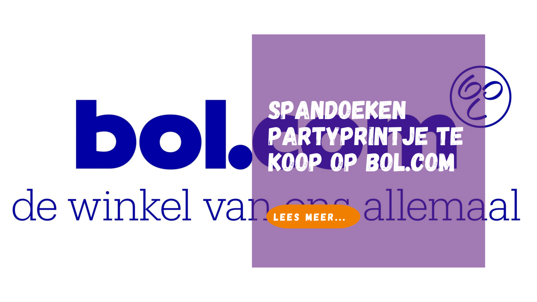 Feestelijke spandoeken Partyprintje te koop op Bol.com - Partyprintje ...