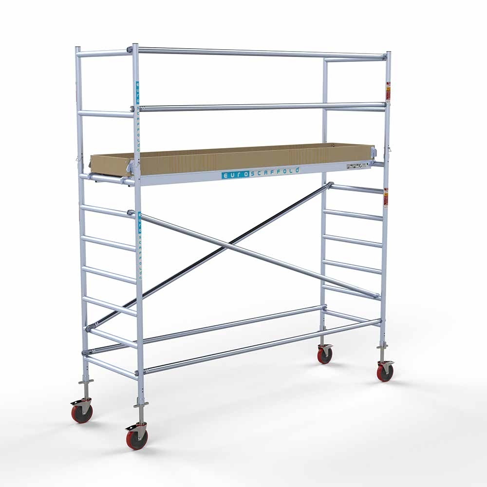 Euroscaffold Basis rolsteiger 90 x 305 x 4,2m werkhoogte met ...