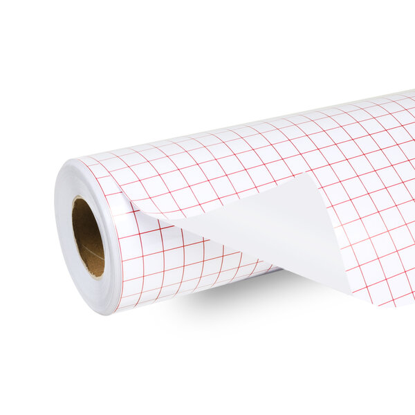 Grid Transfer Tape Roll 30 cm x 15 m - Red - LOKLiK Europe
