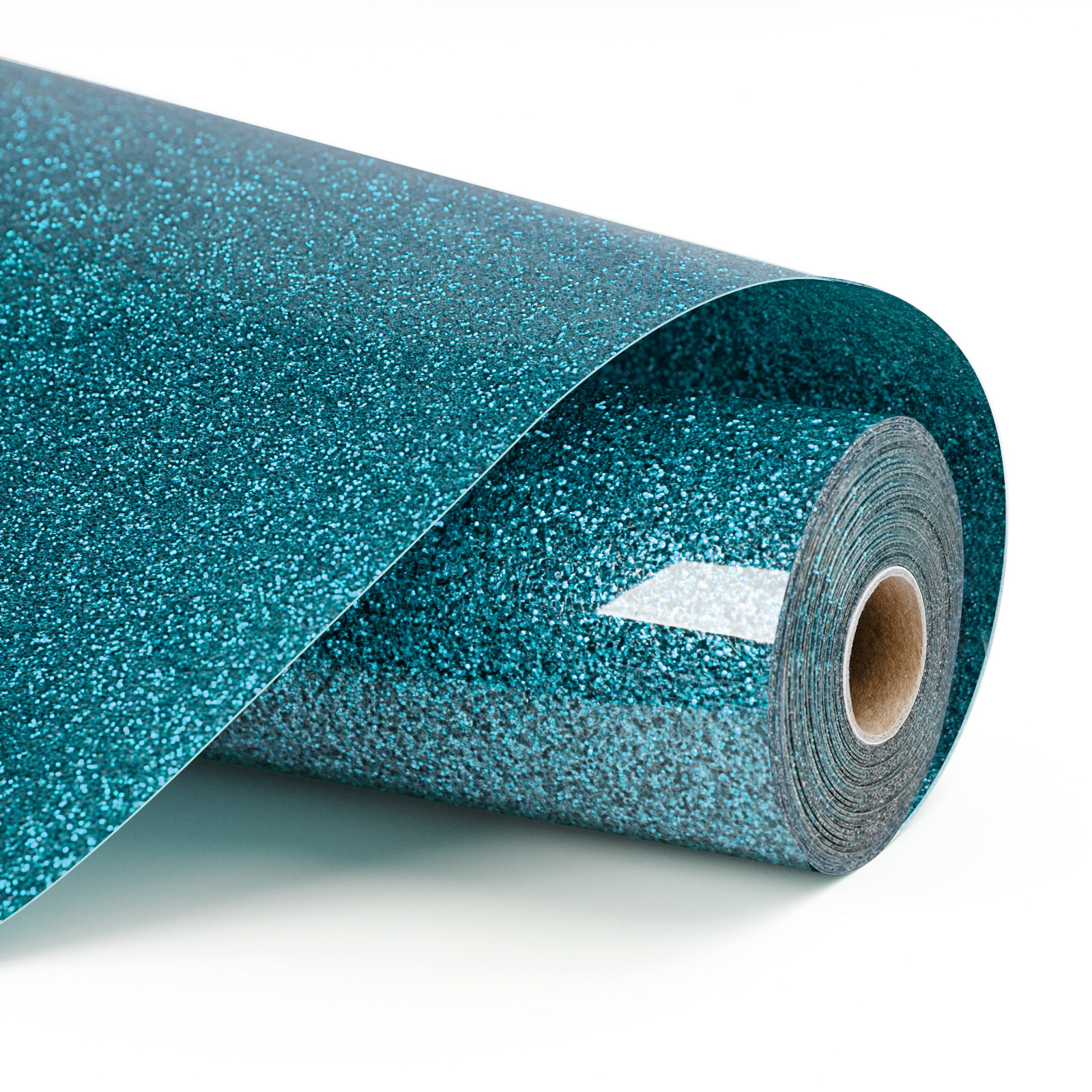 Heat Transfer Vinyl Glitter - Light Blue - 30.5 x 90 cm - LOKLiK Europe