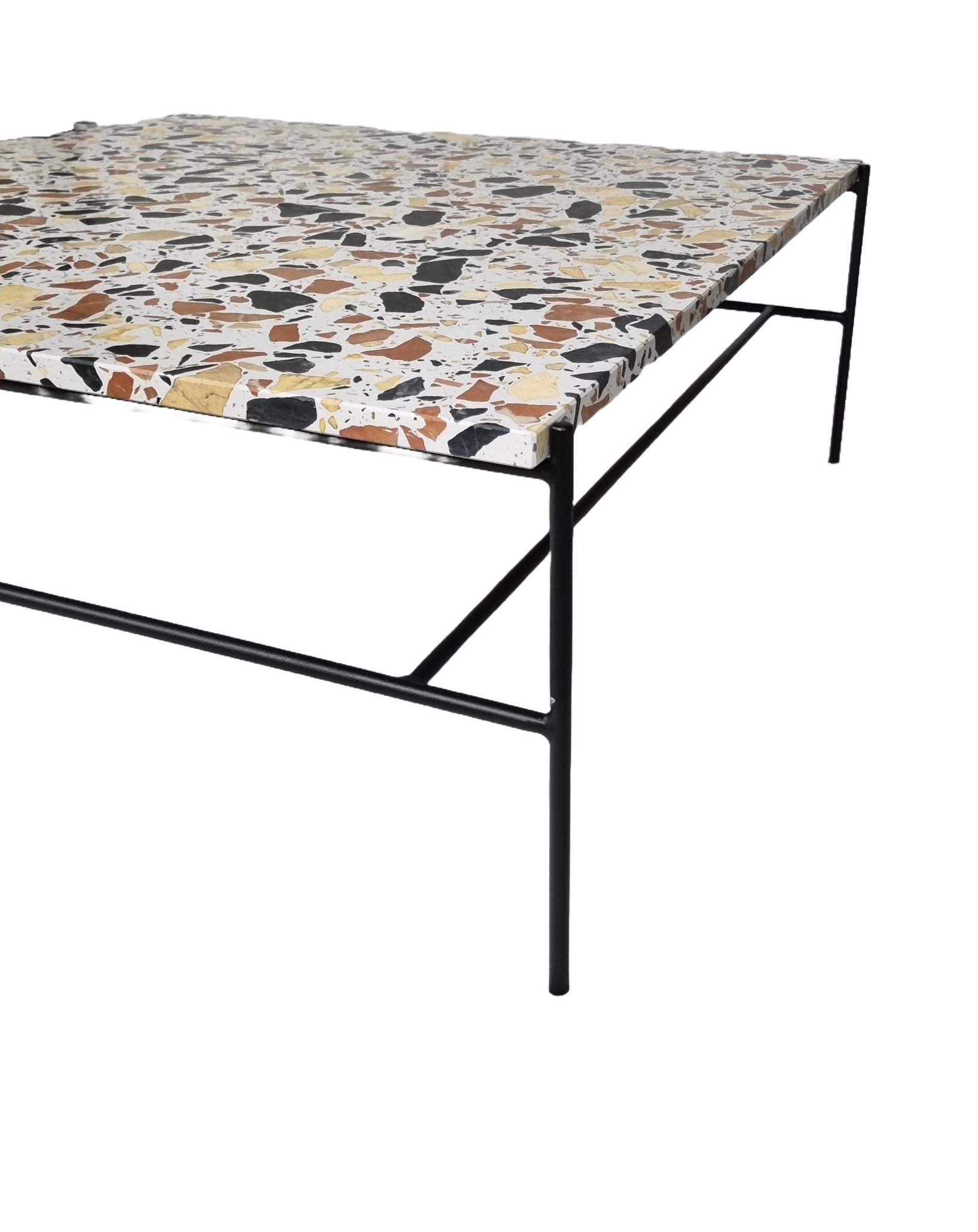 Marmeren salontafel 100R GRANDE Recycled marble - MESAMEA