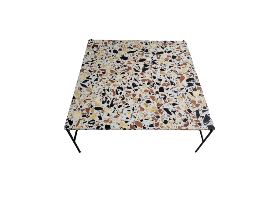 Marmeren salontafel 100R GRANDE Recycled marble - MESAMEA