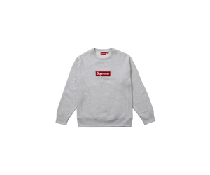 Supreme Supreme Box Logo Crewneck (FW18) Ash Grey - Supreme Supreme Box Logo Crewneck (FW18) Ash Grey -
