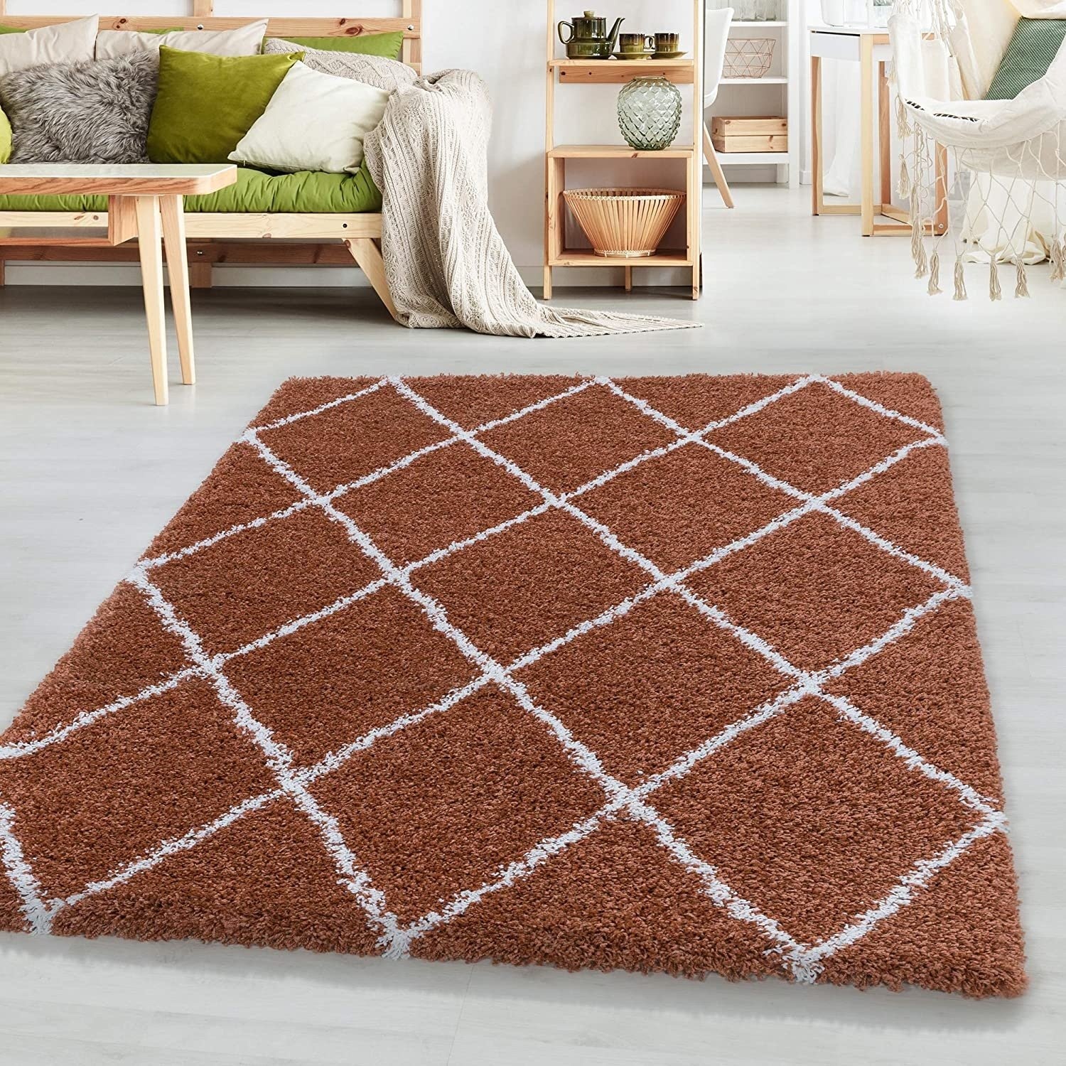 Berberteppich - Azure Terracotta - Flycarpets