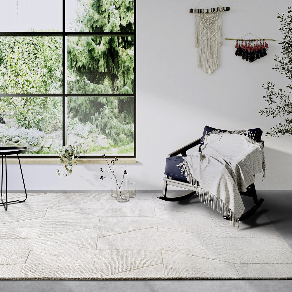 Wollen vloerkleed - Ursule Crème - Flycarpets