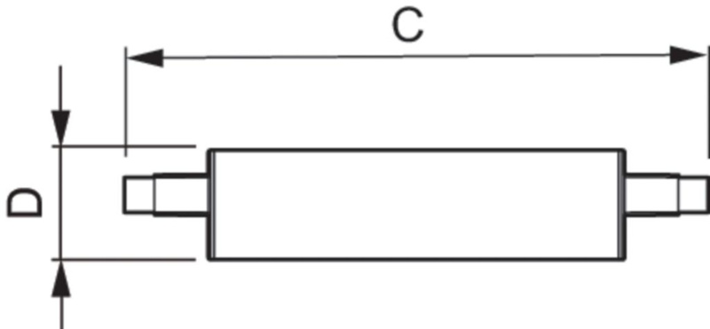 PHILIPS CorePro LED linear D 14-120W R7S 118mm 830 71400300 ...