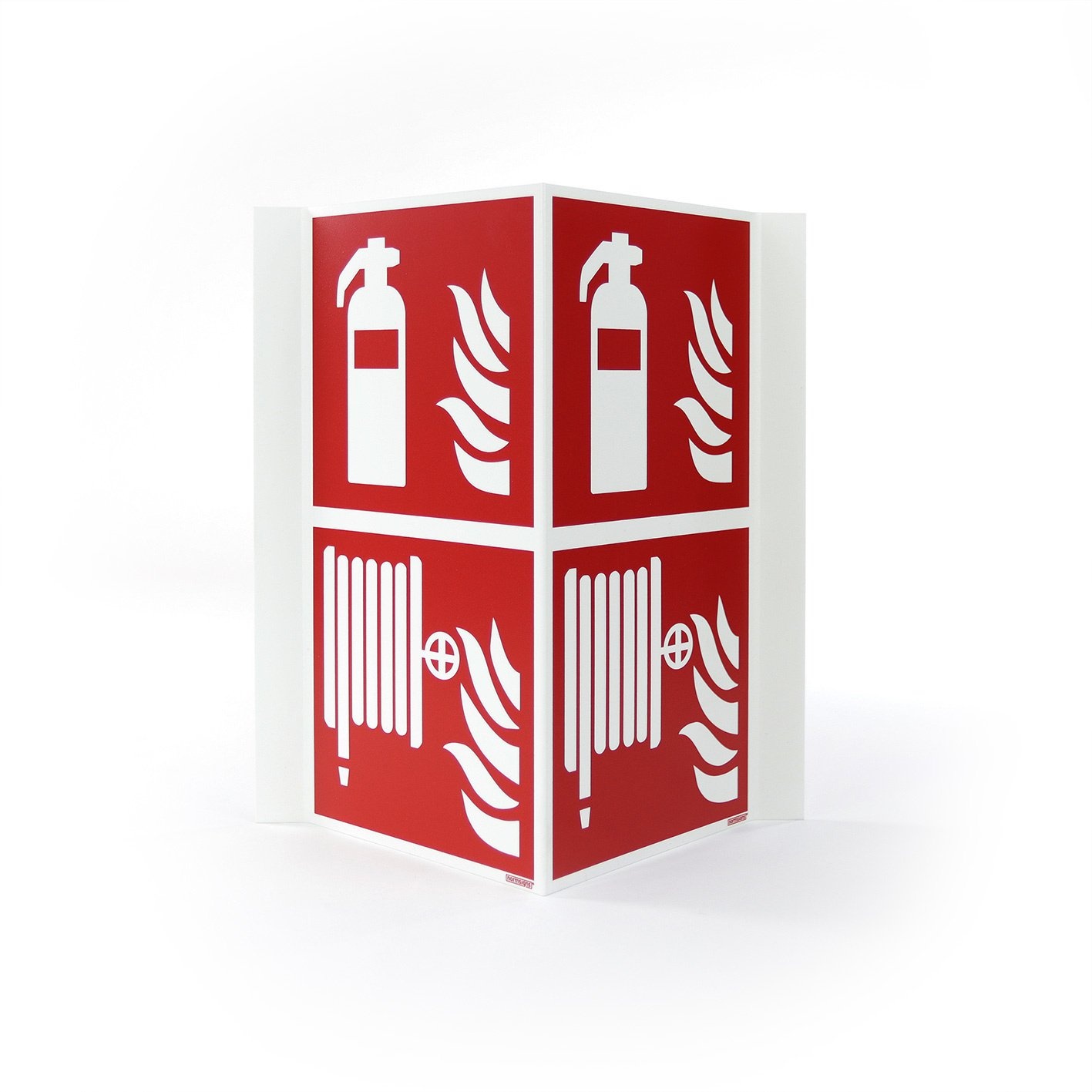 Brandblusser + brandslang pictogram panorama - ABC Blusser