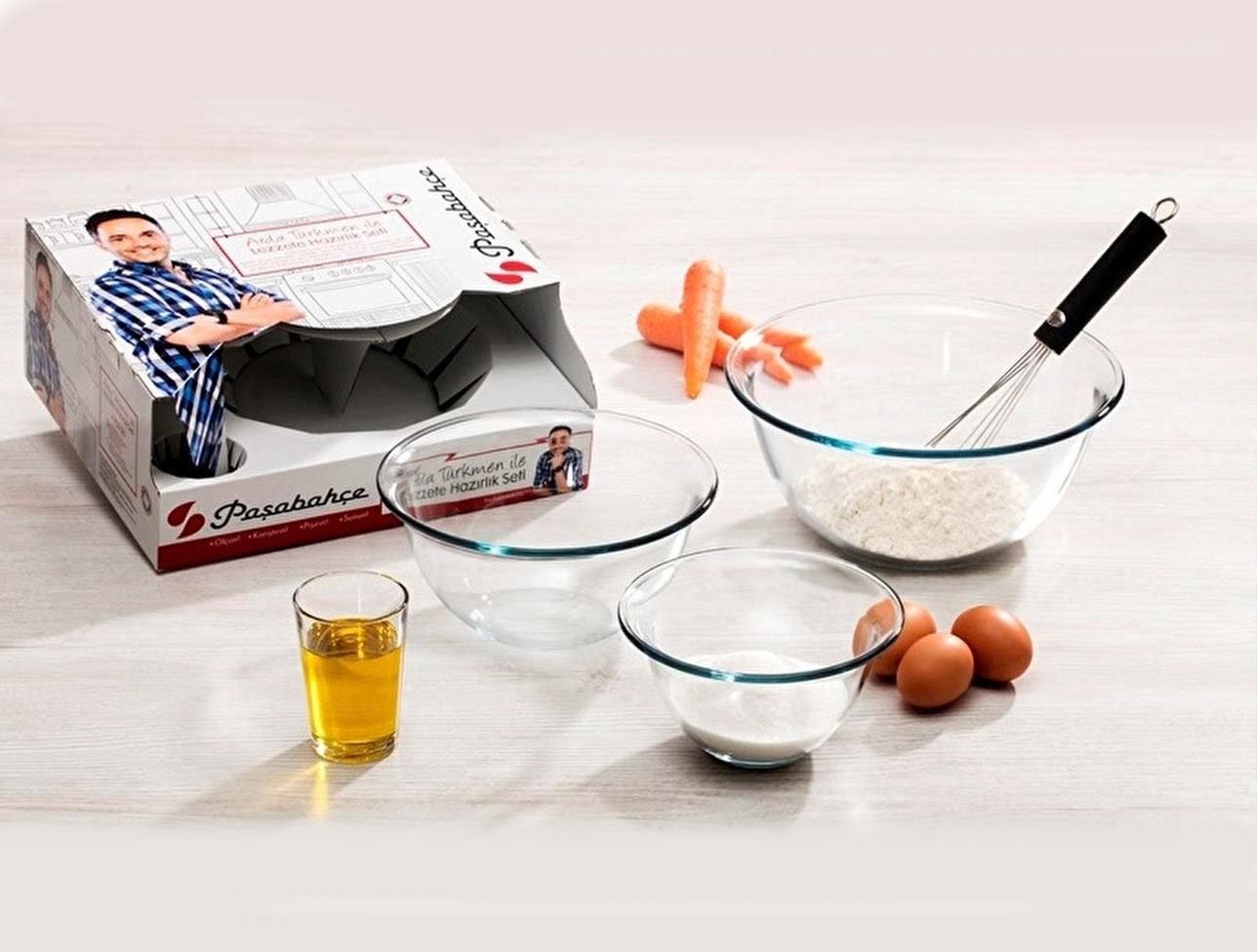 Pasabahce 4 Arda Türkmen Mixing Bowl Set - FavoriStore Den Haag