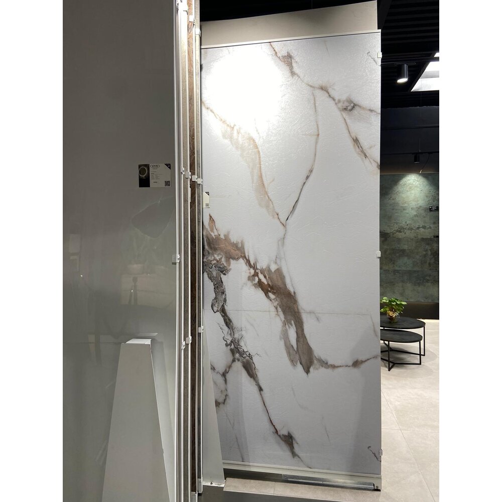 €99 PER PANEEL - 120x280x0,3 cm - PVC Wandpaneel MAT Calacatta GOLD ...