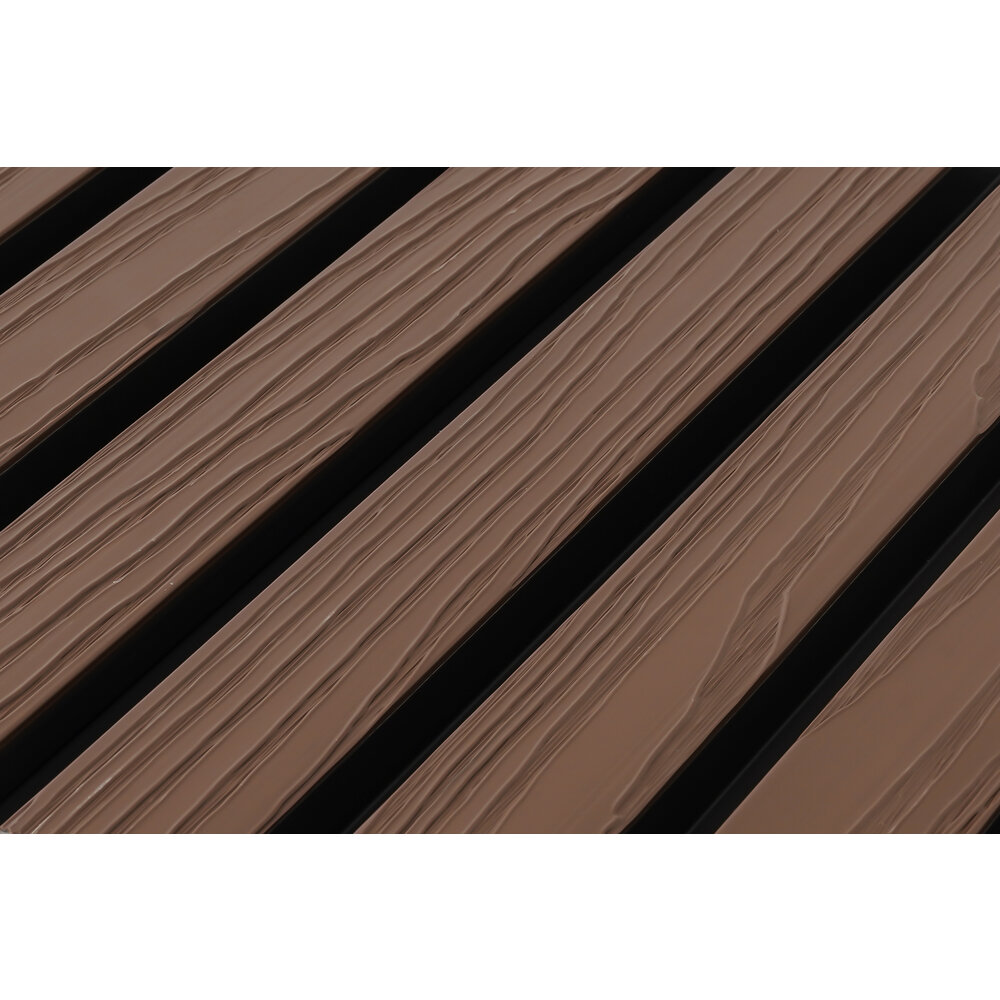 MAPLE EIKEN-Zwarte strepen-Gevelbekleding–Composiet |290 x 22 cm|Gevel ...