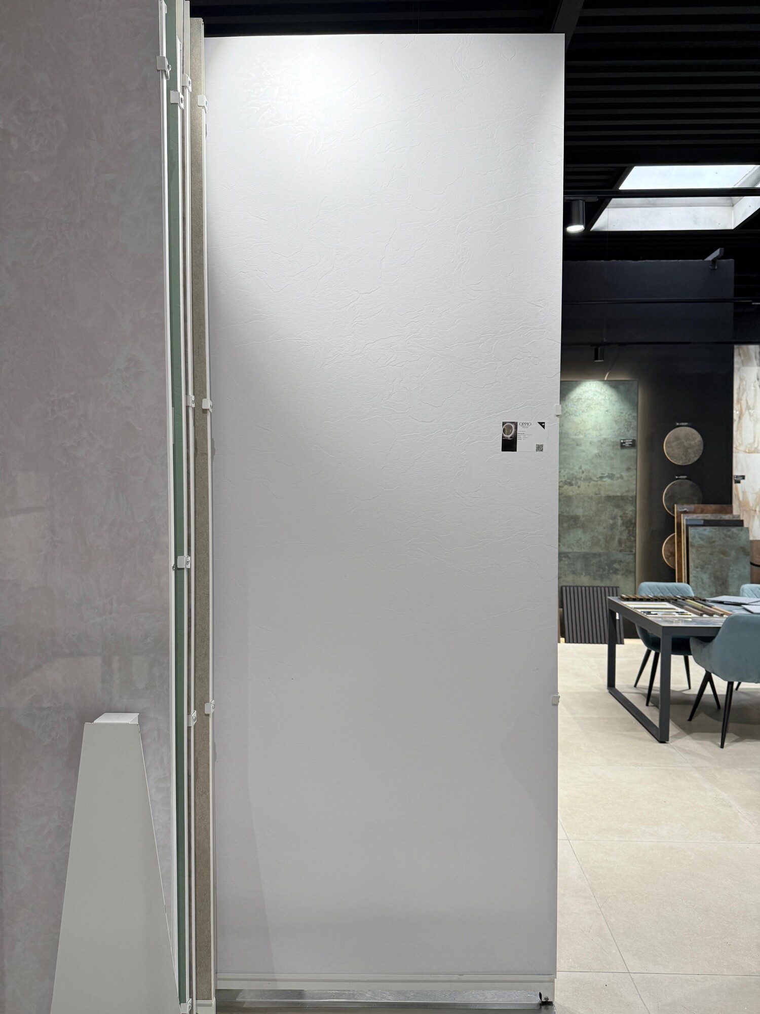 Oppio EFFEN PUUR WIT PVC Wandpaneel MAT - 120x280x0,3 cm | Akupanel-outlet