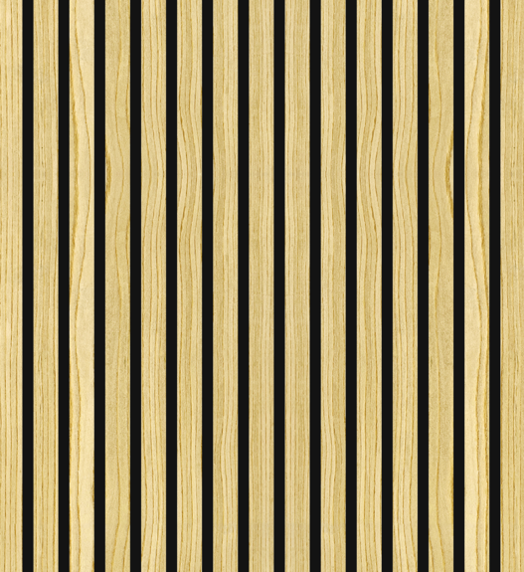 Oppio Sample - LICHT EIKEN BEIGE akoestische wand panelen lattenwand ...