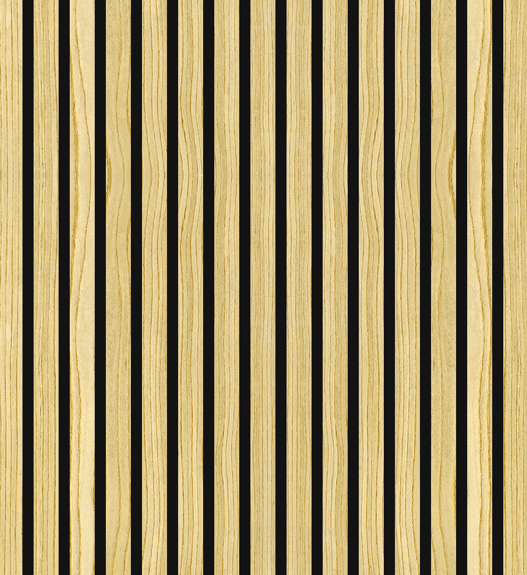 Oppio Sample - LICHT EIKEN BEIGE akoestische wand panelen lattenwand ...