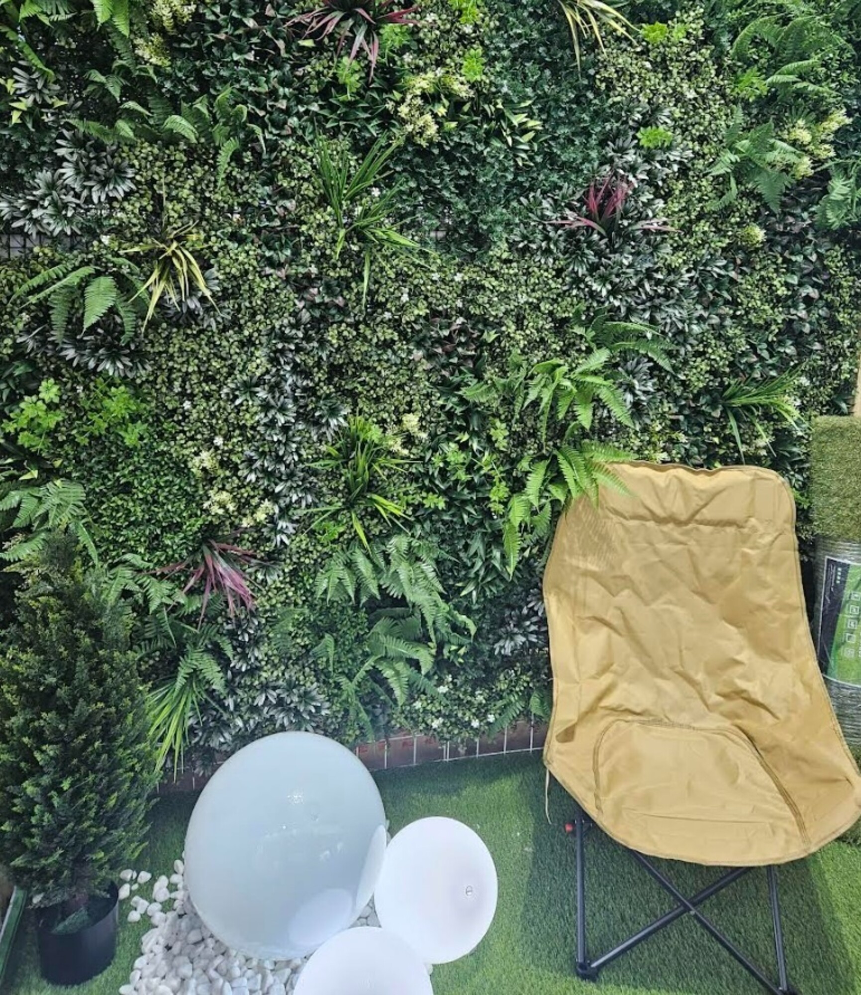 OPPIO Moss Panel Kunsthaag - DAINTREE- 100x100 cm | Akupanel-outlet