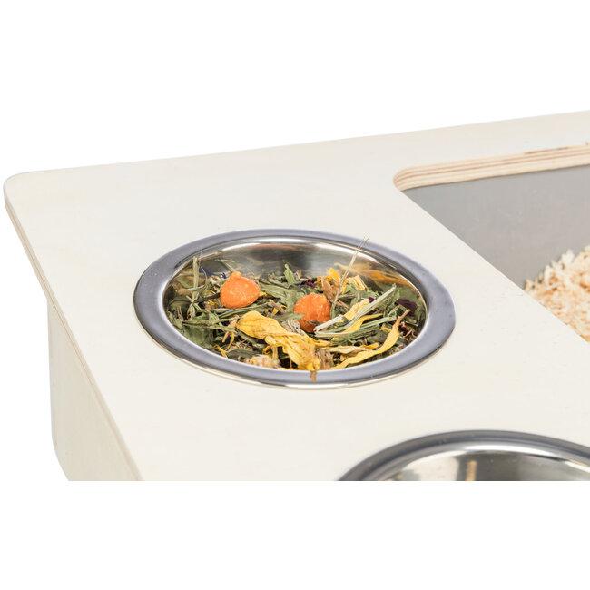 Buy Feeding Station With Toilet And Hay Rack For Rabbits 70 × 41 × 47 ...