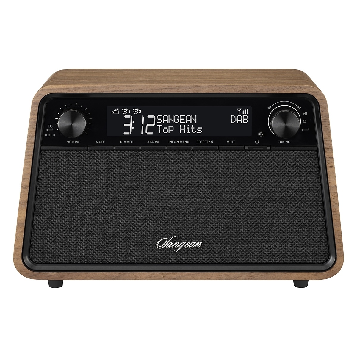 Sangean WR-201D Retro tafelradio | Ledenvoordeel - ONS Ledenvoordeel