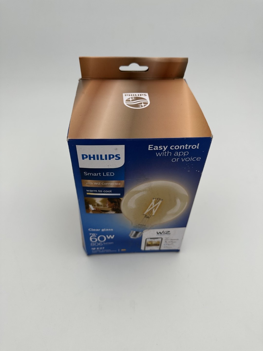 Philips WiZ Filament Lamp E27 7W 806 Lumen LED - Second Go Electro