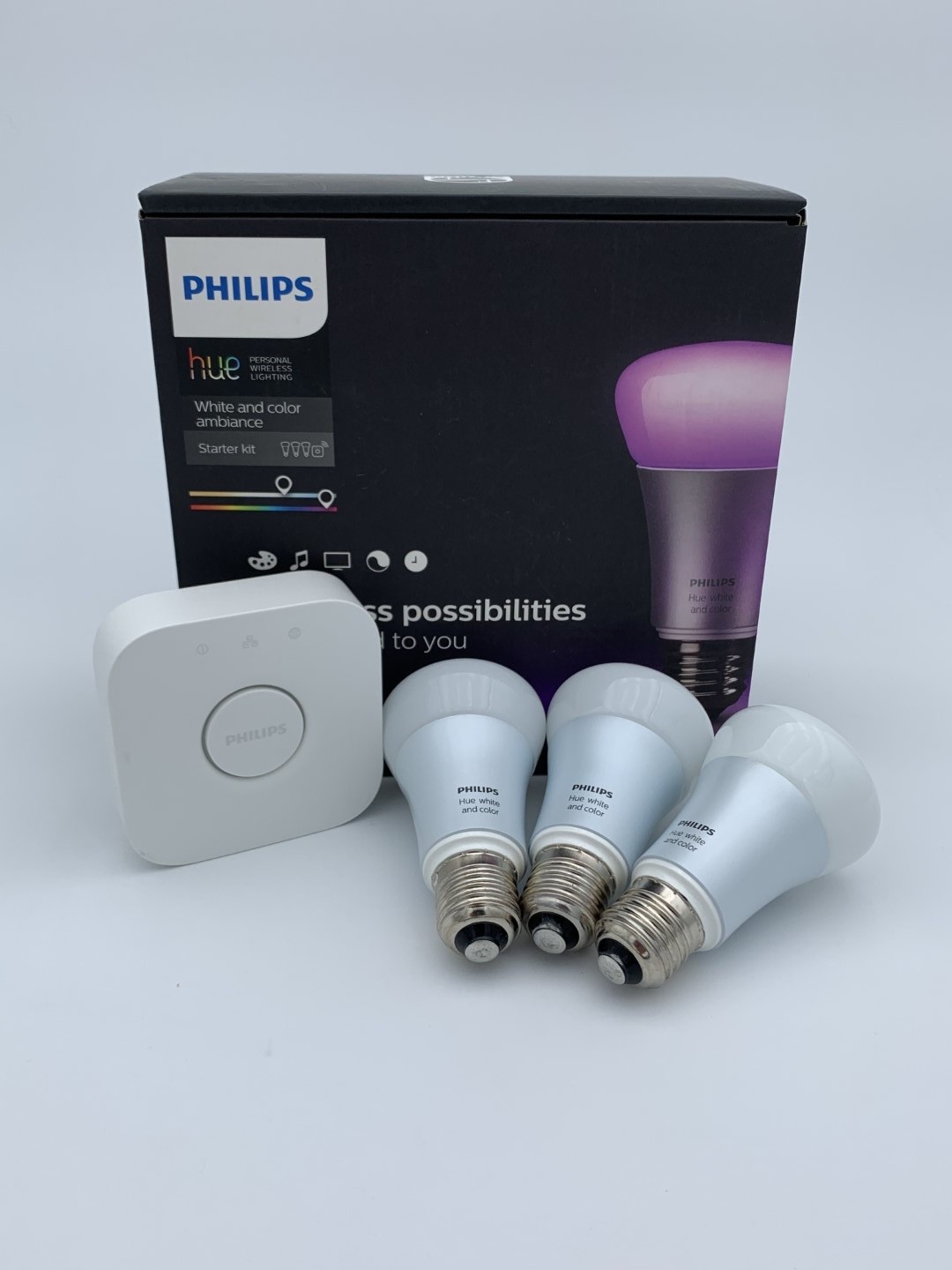 Philips Hue Starter Kit White and Color Ambiance E27 - Second Go Electro