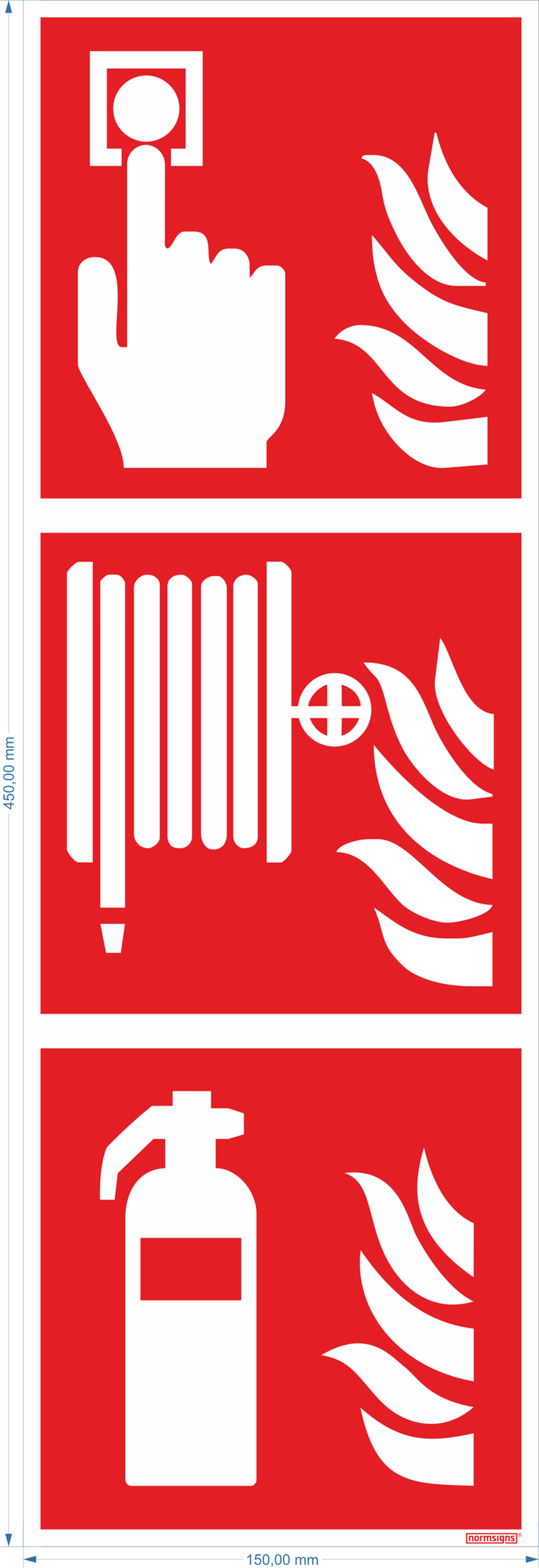 Pictogram melder/haspel/blusser PVC panorama - Diverse maten - Senska ...