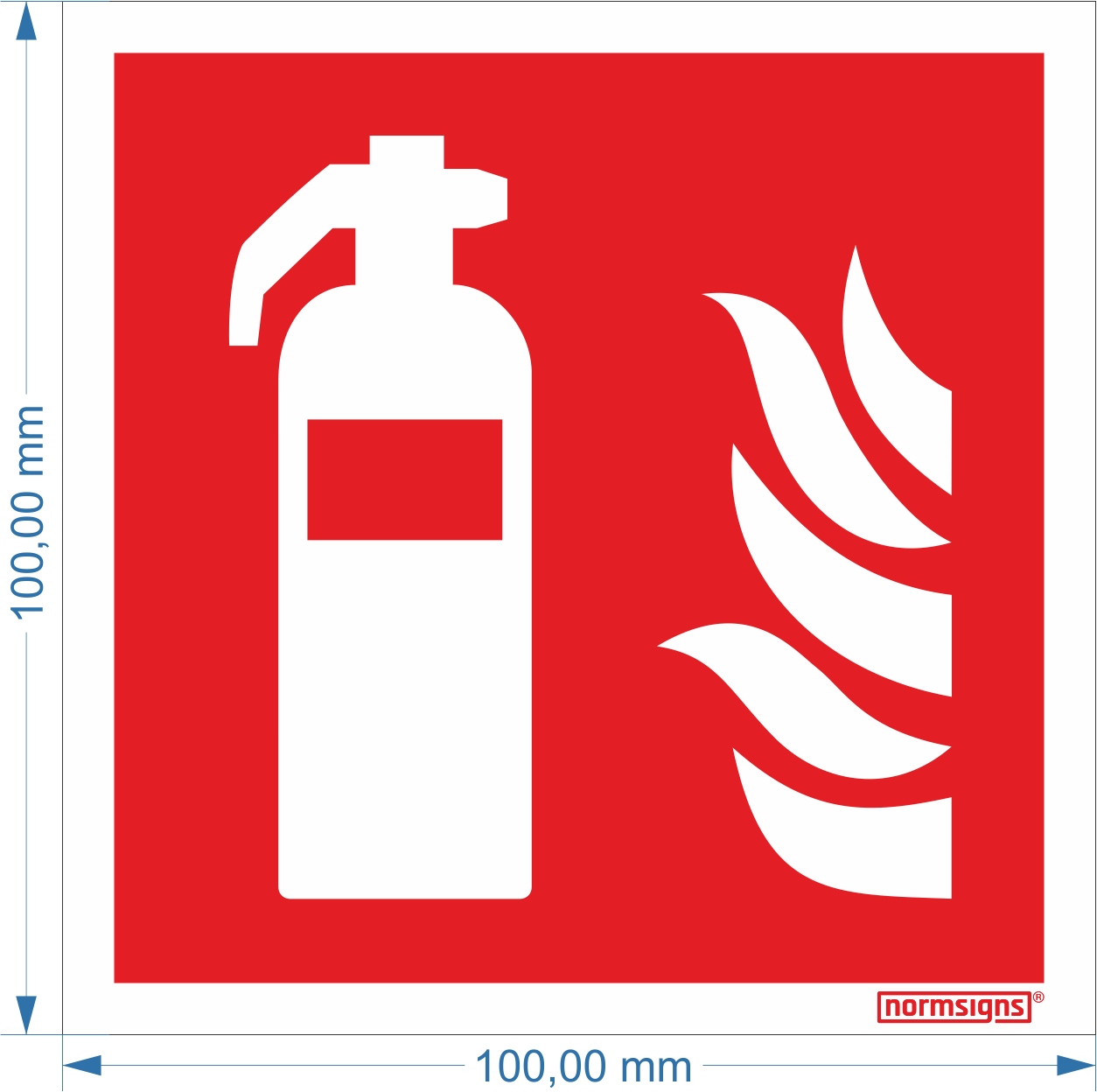 Pictogrammes extincteurs - différentes tailles et matériaux- Senska ...