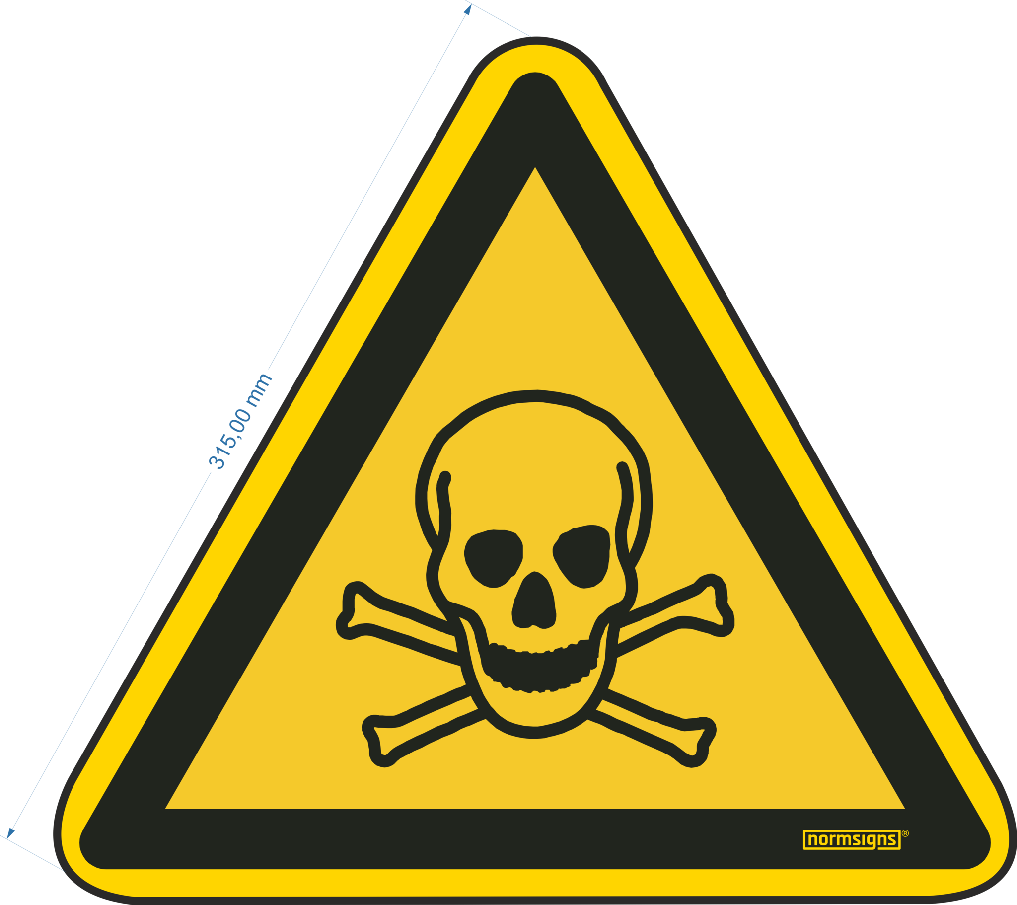Pictogram for toxic substances - Senska - Senska