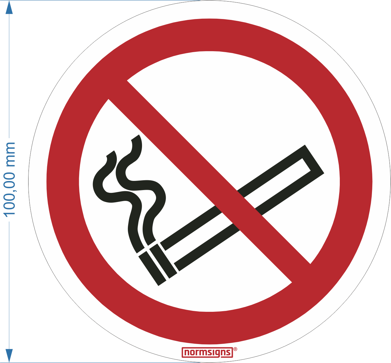 No smoking pictogram - various sizes and materials - Senska - Senska