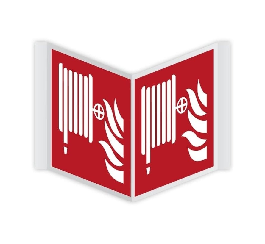 Fire hose reel panorama pictogram - various sizes - Senska - Senska