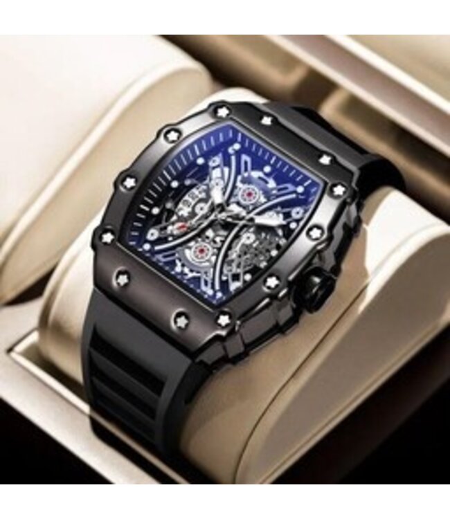 Heren Skelet Dial Rosé - Mpariz Arganolie