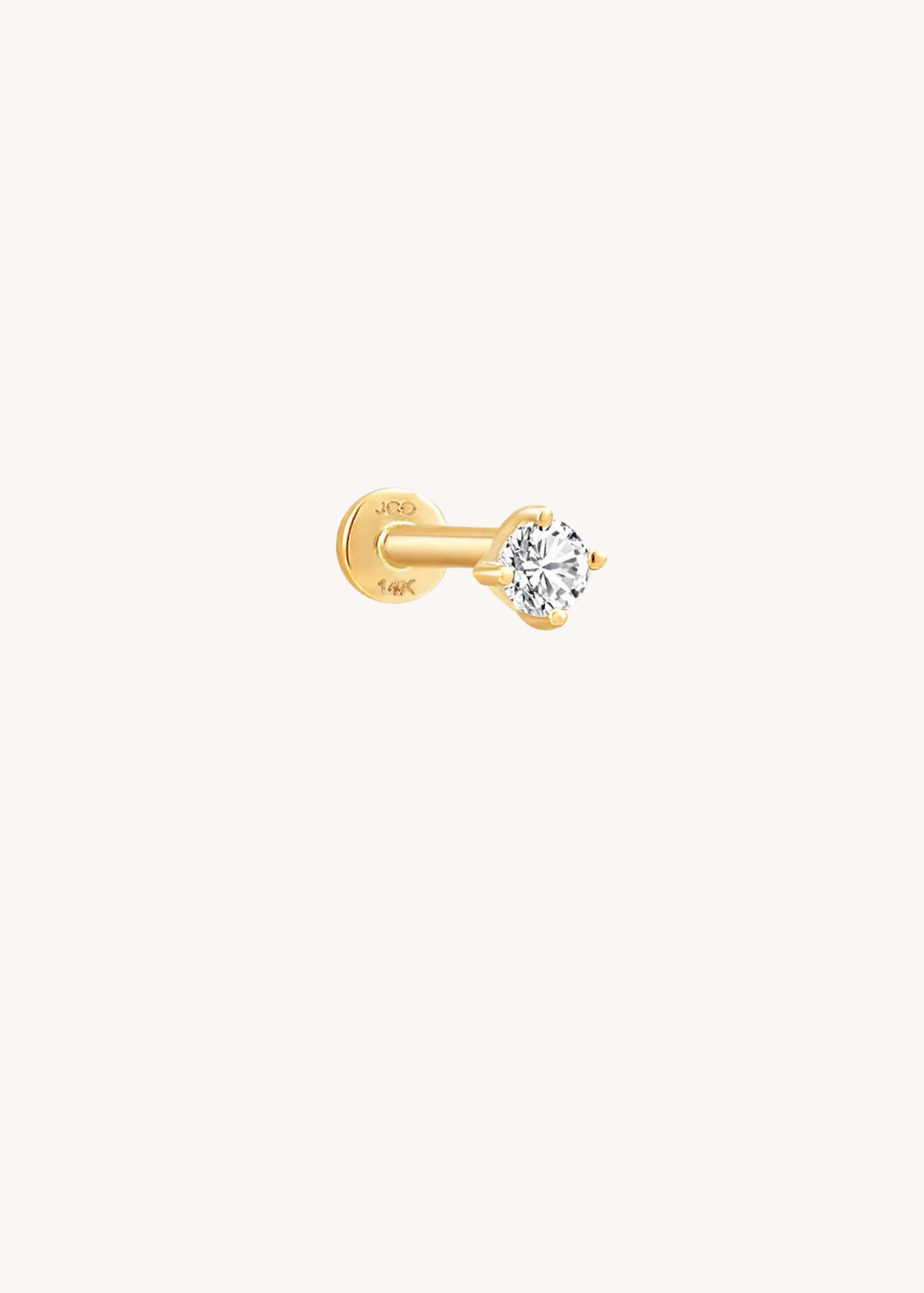 Dear Diary Tattoo | J&Co. 14K Solid Gold Baby Diamond Labret - Dear ...
